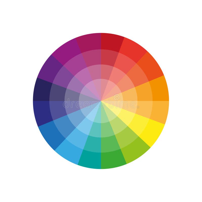 Round Color Palette. Gradient Color. Vector Illustration Stock Vector ...
