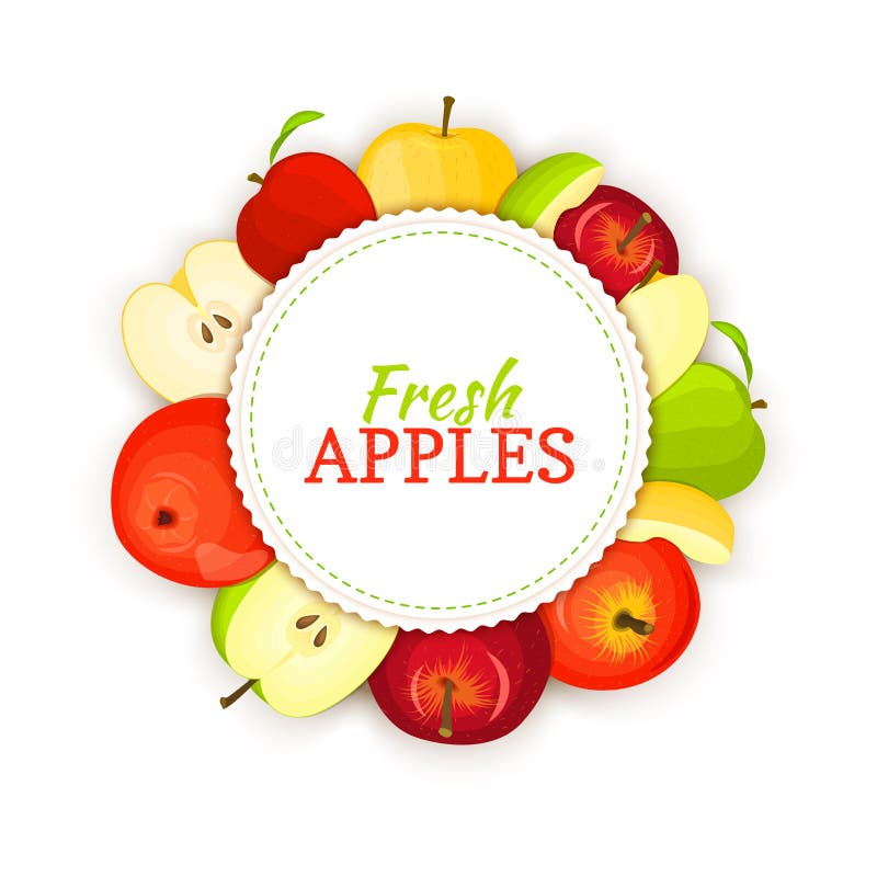 Circle Fruit Illustration Stock Illustrations – 46,286 Circle Fruit ...