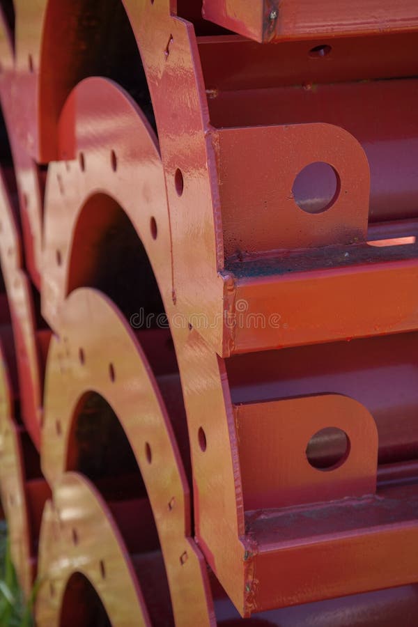 Round column panels stock photo. Image of anchor, shuttering - 252309782