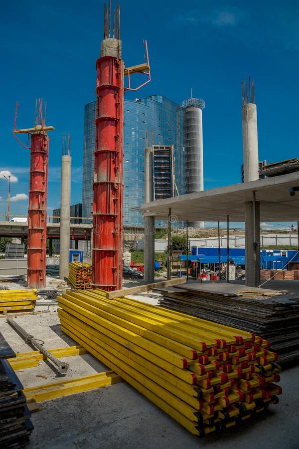 Round column panels stock photo. Image of anchor, shuttering - 252309782