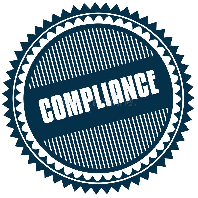 Compliance on Blue Puzzle. stock illustration. Illustration of harmony ...