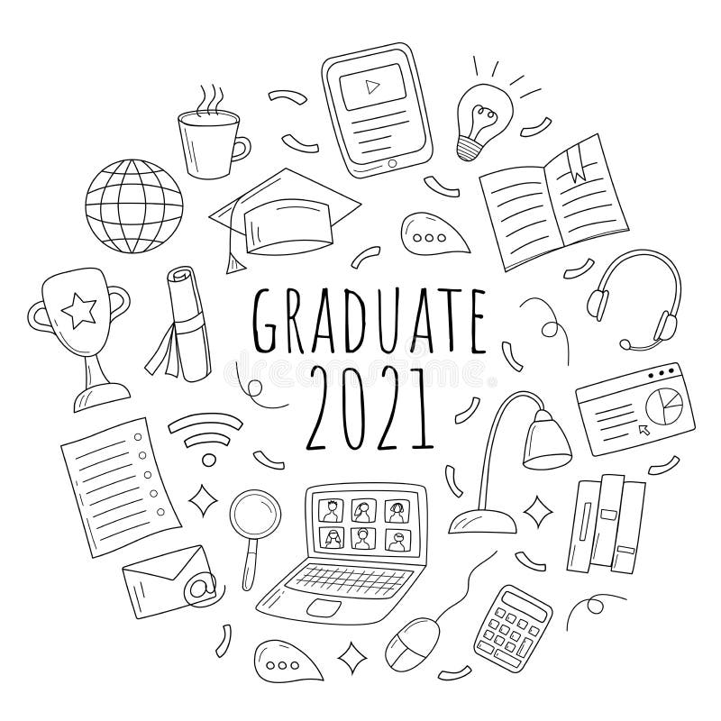 Round Composition with Elements of Study and the Text Graduate 2021 ...