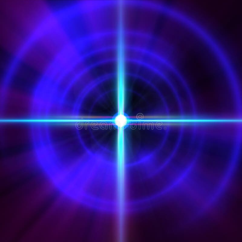 Round Concrete Tunnel with Light Ring Stock Illustration - Illustration ...