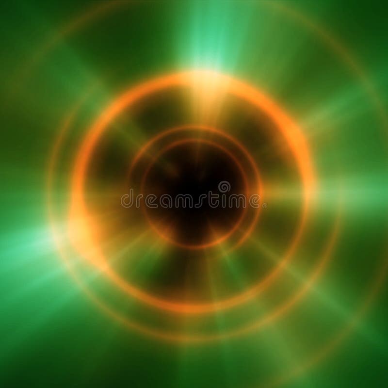 Round Concrete Tunnel with Light Ring Stock Illustration - Illustration ...