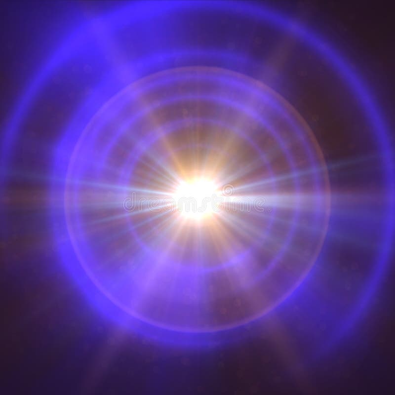 Round Concrete Tunnel with Light Ring Stock Illustration - Illustration ...