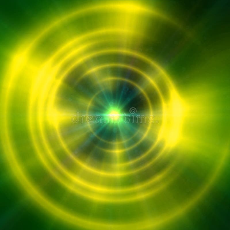 Round Concrete Tunnel with Light Ring Stock Illustration - Illustration ...