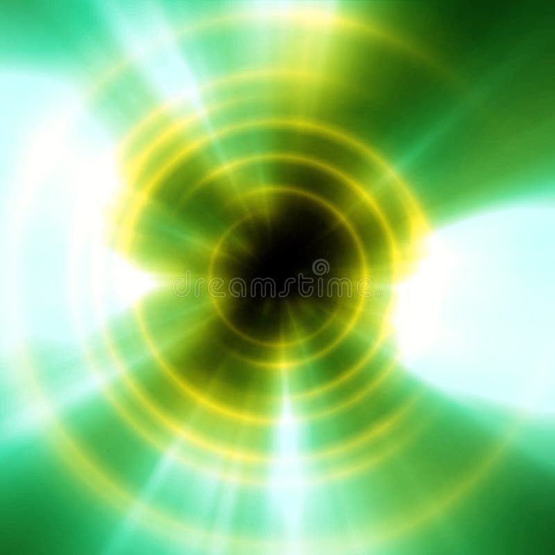 Round Concrete Tunnel with Light Ring Stock Illustration - Illustration ...