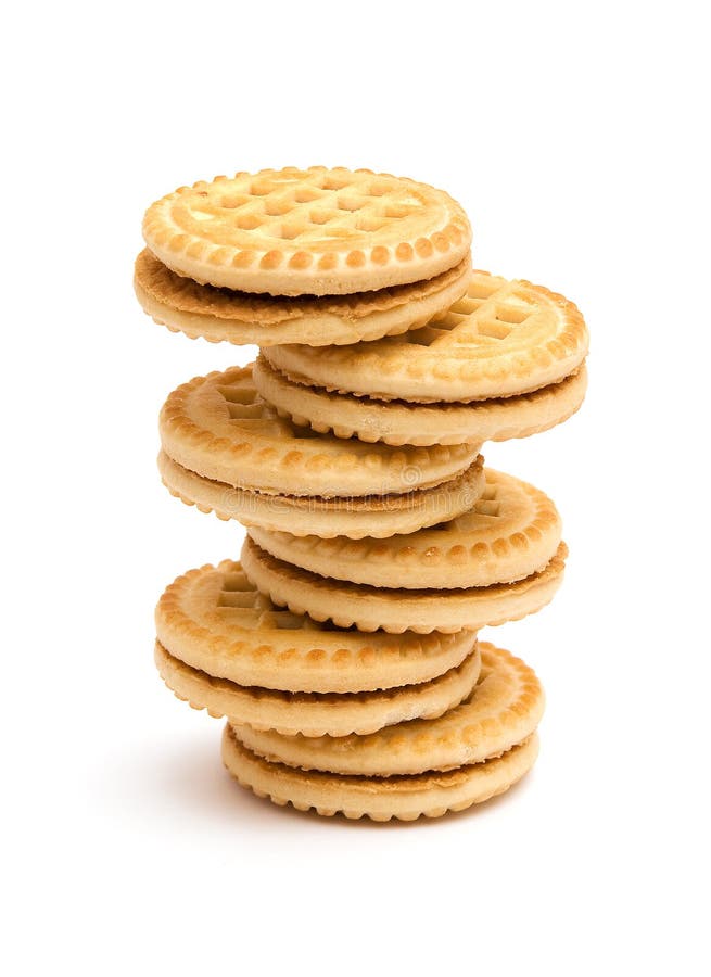 Round cookies stock image. Image of isolated, bake, sweet - 13510149