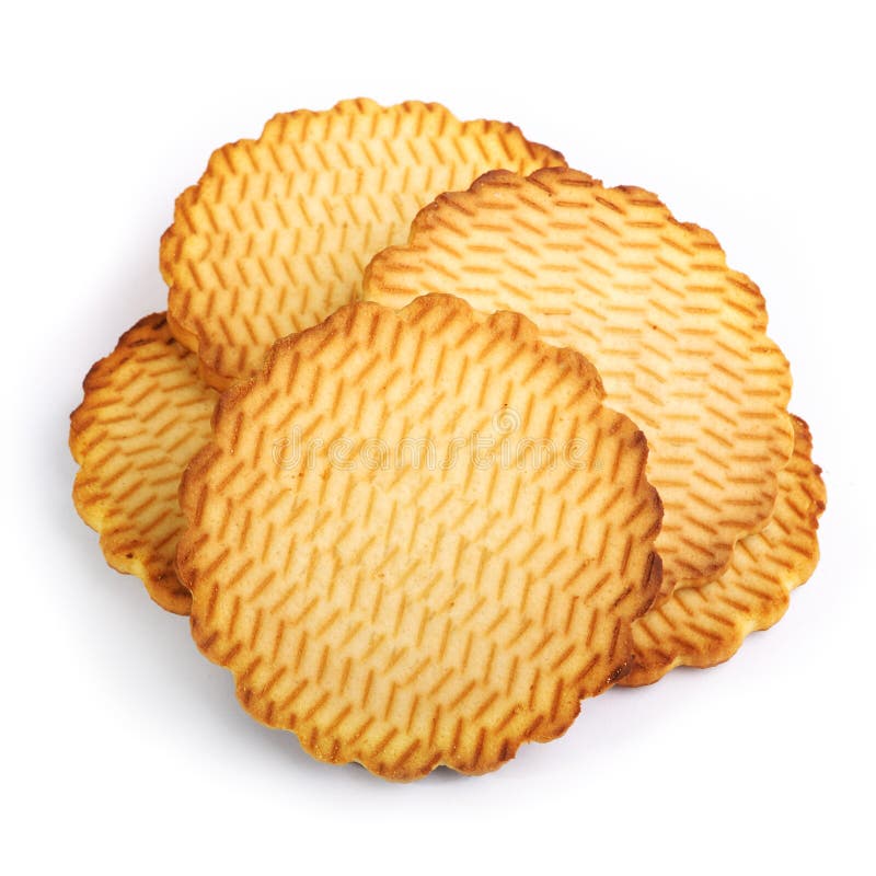 Round cookies stock image. Image of fresh, closeup, isolated - 22907615