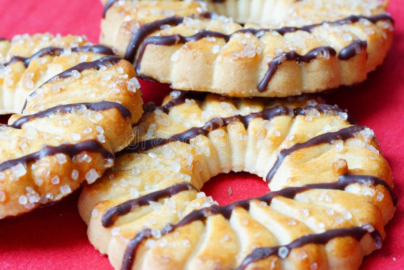 Circle cookies stock photo. Image of white, cookies, plate - 45749266