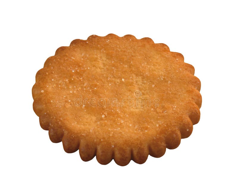 Round Cracker Isolated on a White Stock Photo - Image of wheat, healthy ...