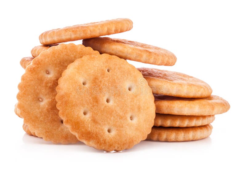 Round crackers stock image. Image of crispy, nobody, macro - 24858083