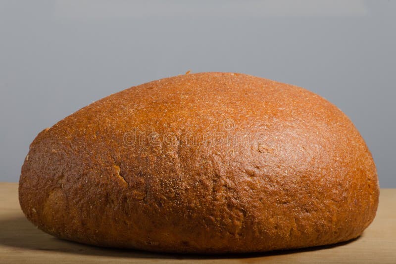 Round crispy bread stock photo. Image of loaf, bread - 158585620