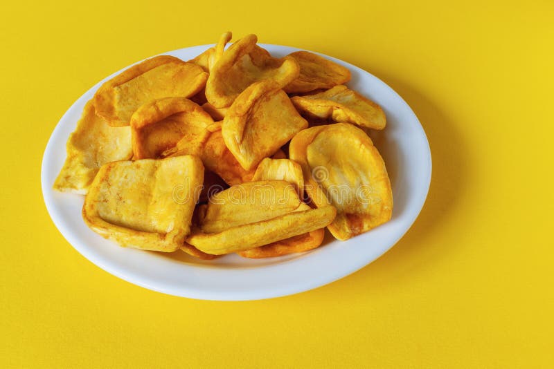 Keripik Sukun or Breadfruit Chips is a Food Made from Breadfruit on a ...