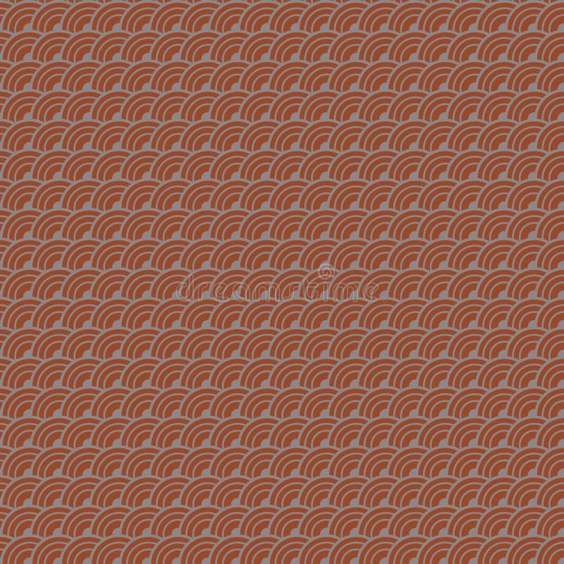 Round Curve Cross Scale in Seamless Pattern. Stock Vector ...