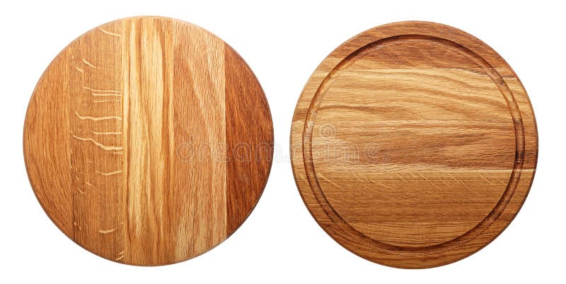 Round cutting board stock image. Image of plank, cook - 91108397