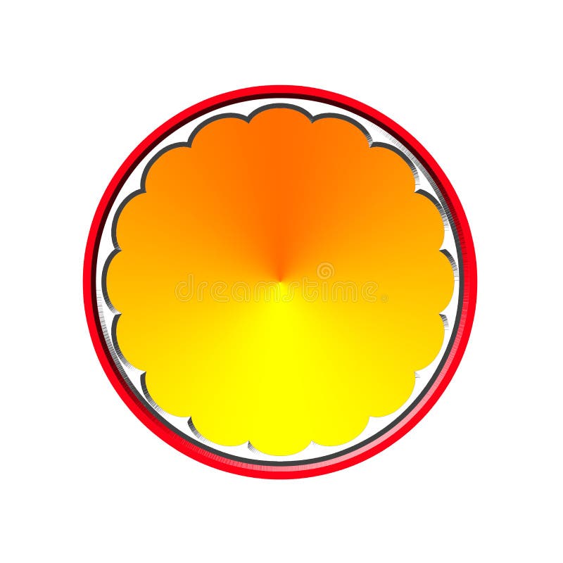 Beautiful 3d Round Shape Glossy Button Set-10 Stock Illustration ...