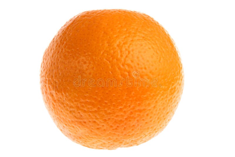 Round Delicious Orange Isolated on White Stock Photo - Image of diet ...