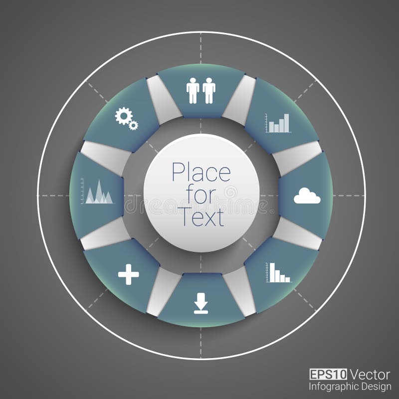 Modern Design Minimal Style Infographic Template. Stock Vector ...