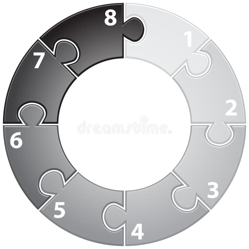 Round diagram stock vector. Illustration of infographic - 33645919