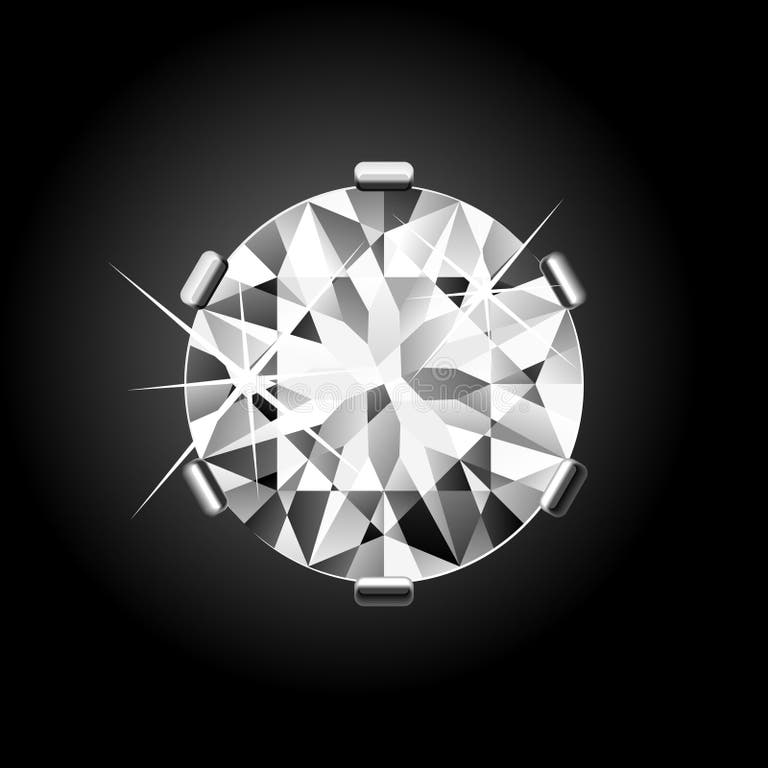 Diamond Round Gem Stock Illustrations – 15,523 Diamond Round Gem Stock ...