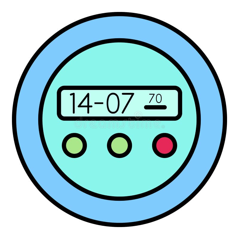 Digital Alarm Clock Frame Stock Illustrations – 365 Digital Alarm Clock ...