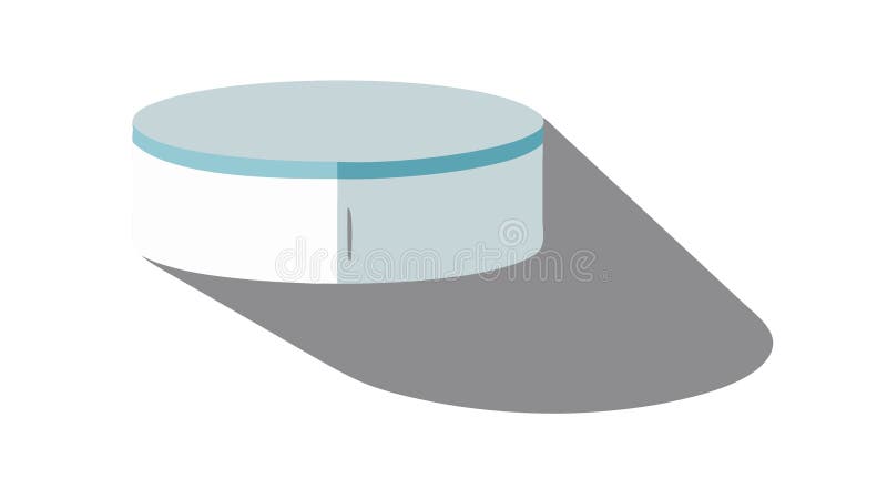 Round Disc Object Icon, Geometric Shape Graphic, Vector Design ...