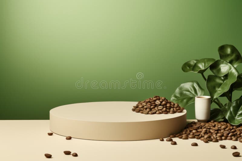 Round Display Podium for Mockup . Product Advertisement Stock ...
