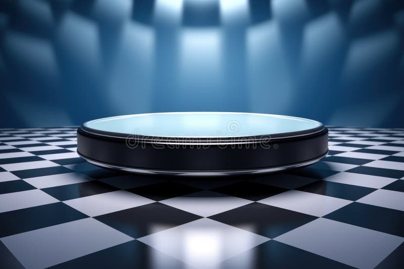 Round Display Podium for Mockup . Product Advertisement Stock ...