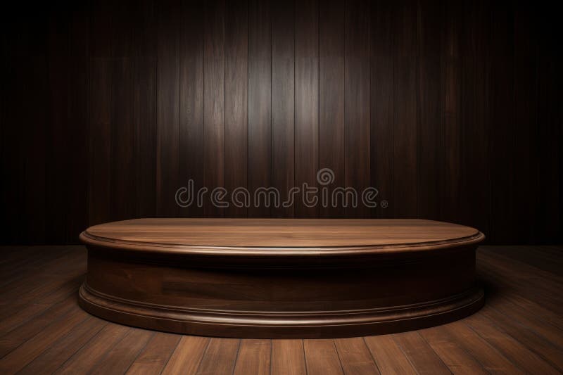 Round Display Podium for Mockup . Product Advertisement Stock Image ...
