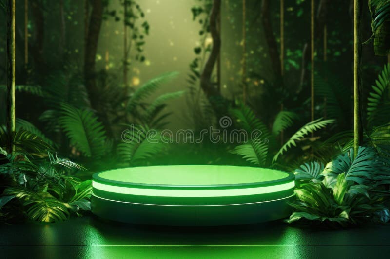 Round Display Podium for Mockup . Product Advertisement Stock Photo ...