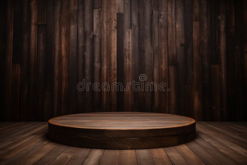 Round Display Podium for Mockup . Product Advertisement Stock Image ...