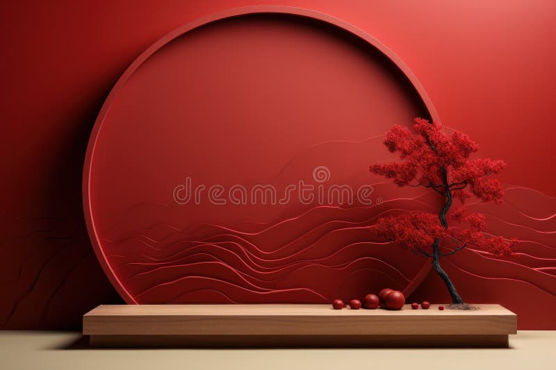 Round Display Podium for Mockup . Product Advertisement Stock ...