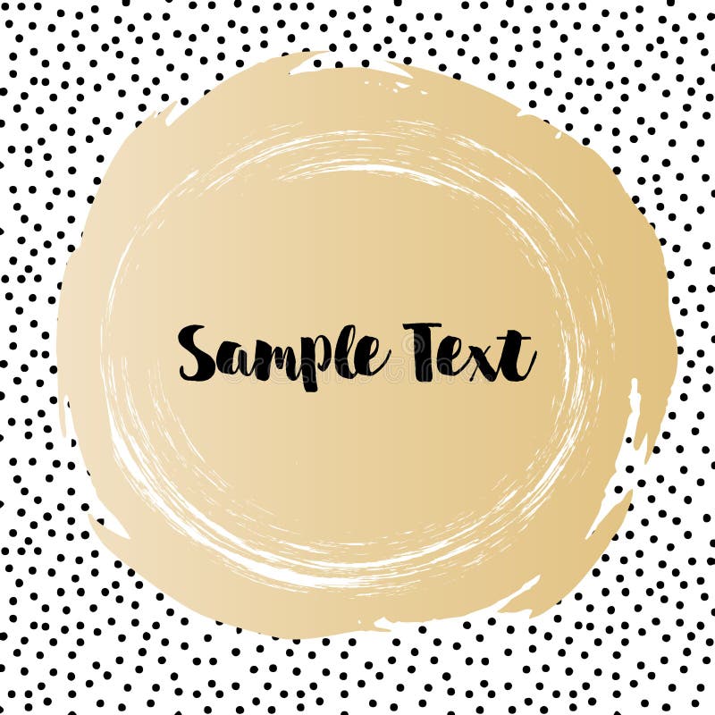 Round Dots Frame with a Big Blue Dot with Space for Your Text. Frame ...