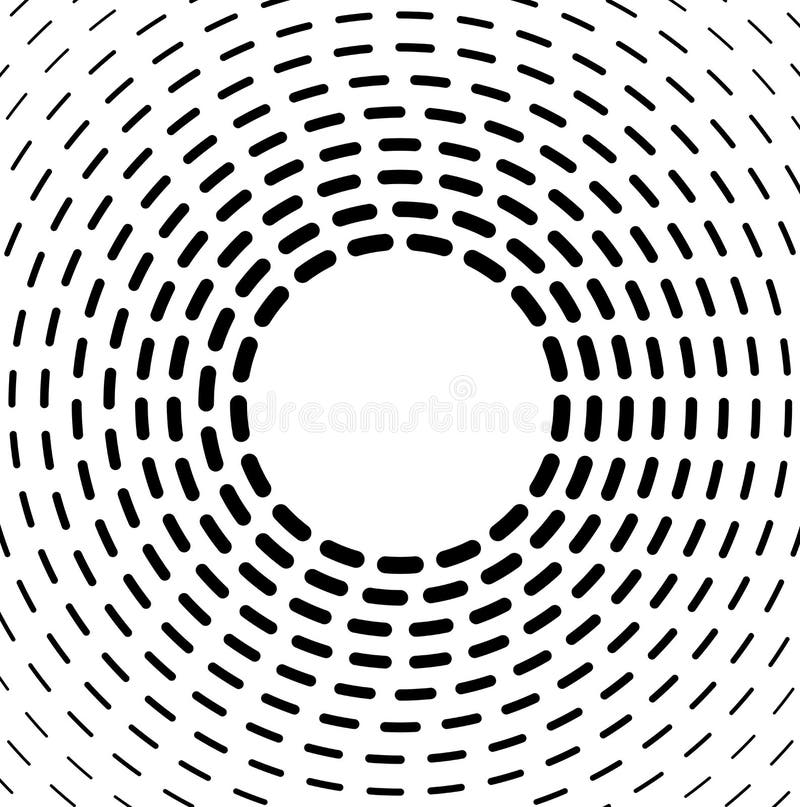 Round Dotted Line Fading Background, Vector Illustration Stock Vector ...