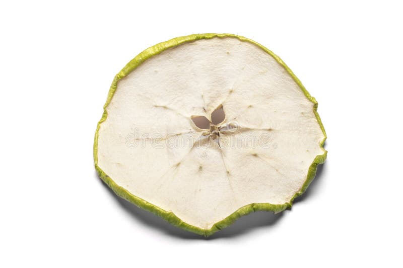 271 Round Dried Apple Chip Isolated White Background Stock Photos ...
