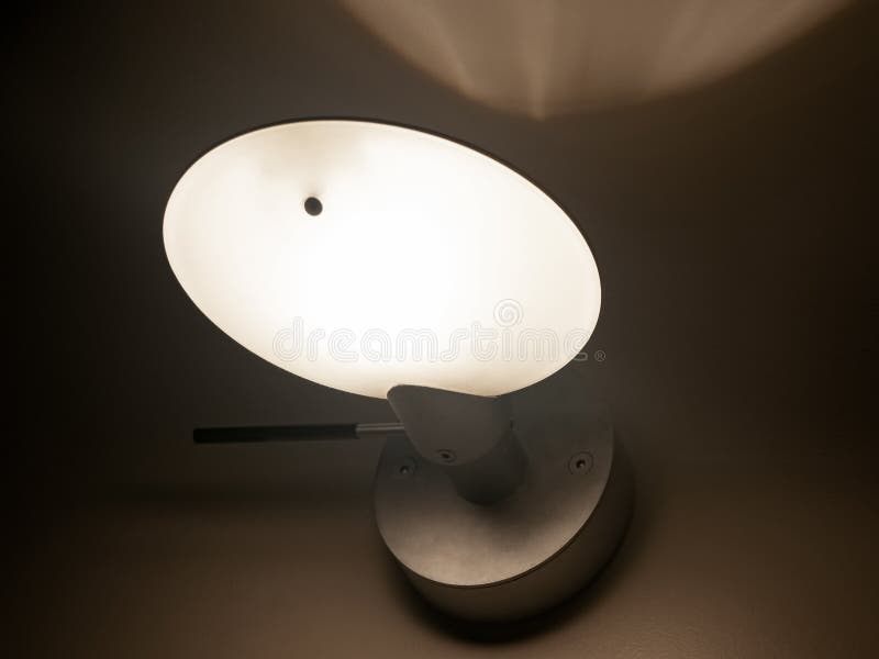 Round Drop Ceiling with Lamps Stock Photo - Image of armature ...