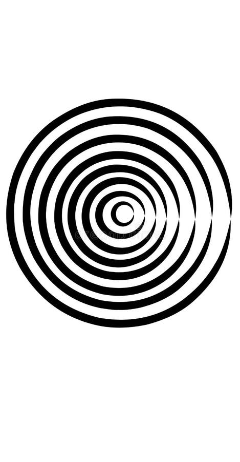 Round Effect with Black Color Stock Illustration - Illustration of ...