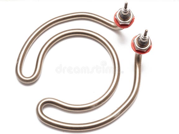 Round Electrical Heating Element Isolated Stock Photo - Image of energy ...