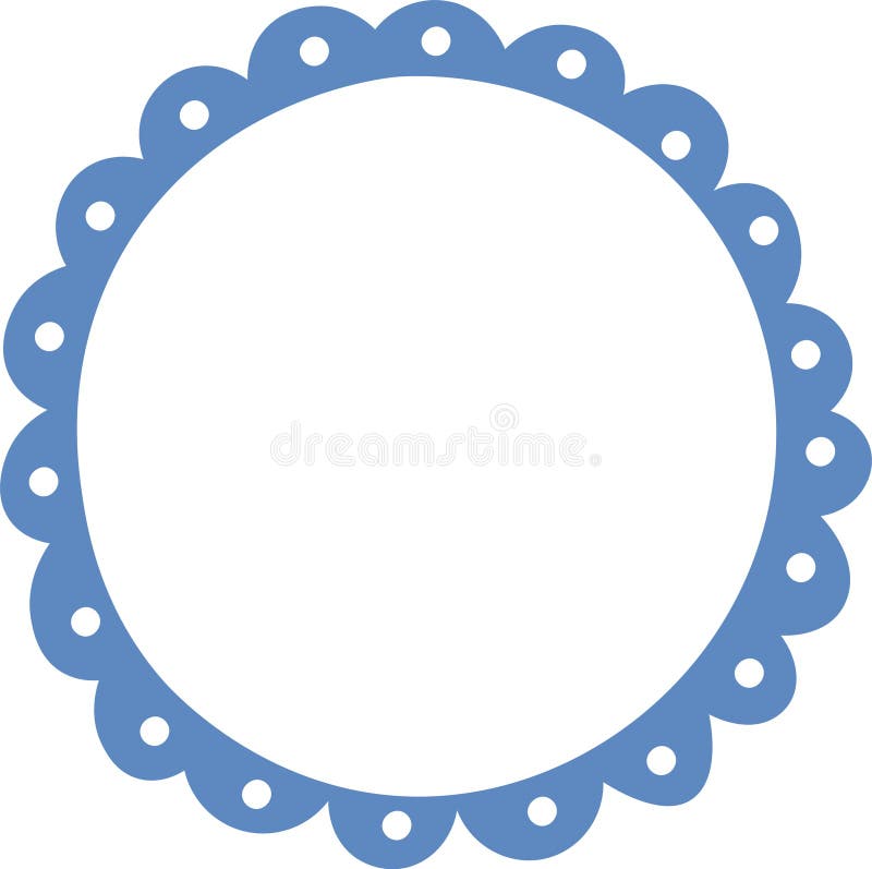 Round Embroidery Frame stock illustration. Illustration of ornate ...