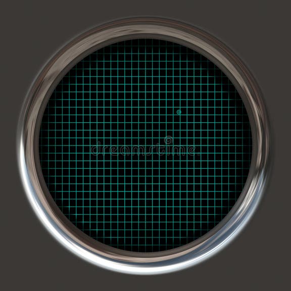 Round Equalizer Oscilloscope Screen Stock Illustration - Illustration ...
