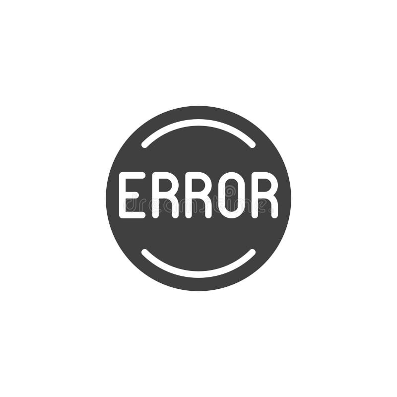 Error Logo Stock Illustrations – 10,685 Error Logo Stock Illustrations ...