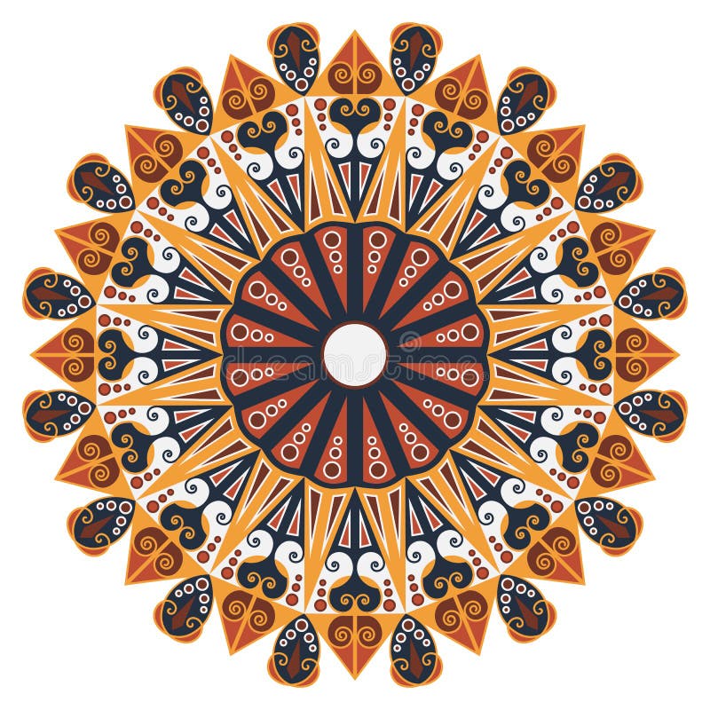 Set of Round Design Elements Stock Vector - Illustration of abstract ...