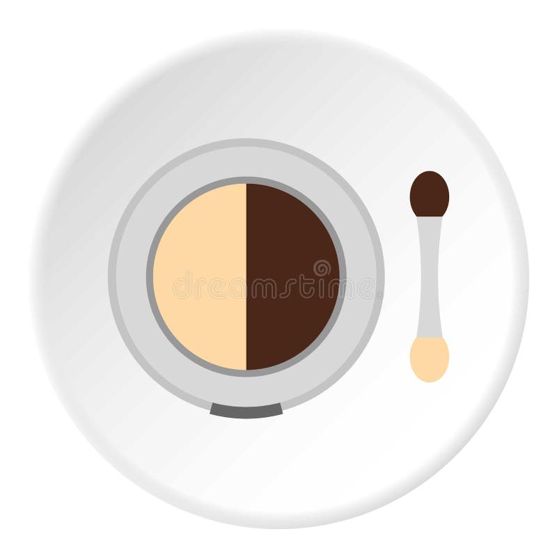 Round Eye Shadow Icon Circle Stock Vector - Illustration of icon ...