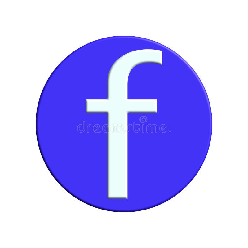 Round Facebook icon editorial image. Illustration of network - 341640235