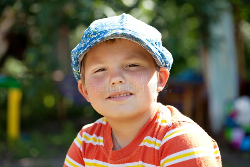 Round-faced boy stock photo. Image of bairn, juvenility - 26131264