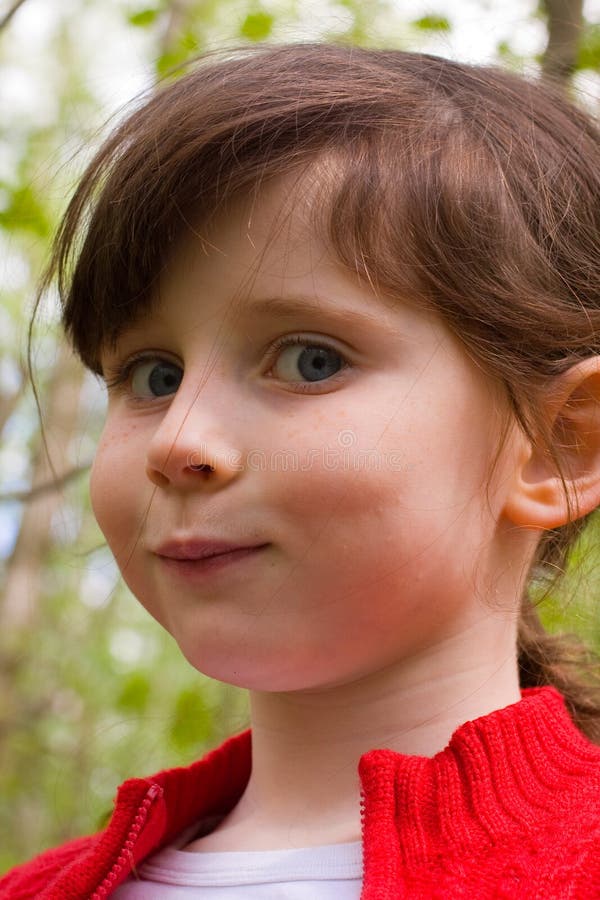 Round-faced girl stock image. Image of faced, child, face - 9465441