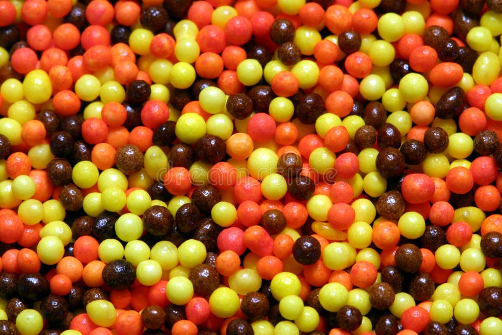 Round Fall Sprinkles stock image. Image of baking, dots - 21203279