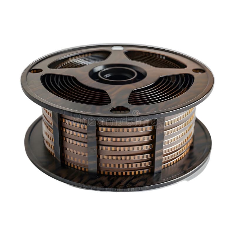 Round Film Stripe or Roll on Transparent Background - Ai Generated ...
