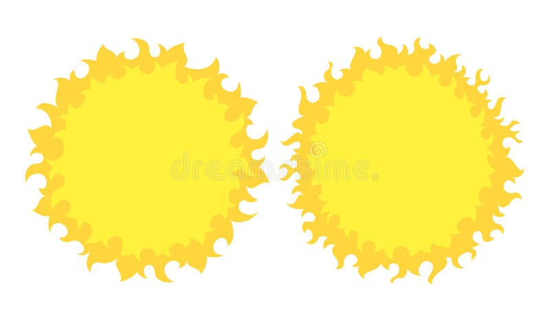 Round fire frames stock vector. Illustration of flame - 203567229